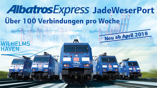 AlbatrosExpress – mit über 100 Verbindungen Richtung JadeWeserPort ...